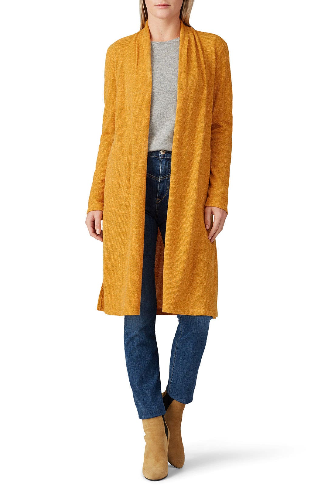 Blixen Long Cardigan by B Collection by Bobeau | Rent the Runway