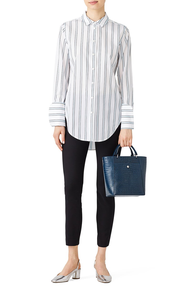 Striped Essential Button Down by Equipment | Rent the Runway