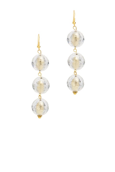 Gold Whitney Earrings by Mad Jewels | Rent the Runway