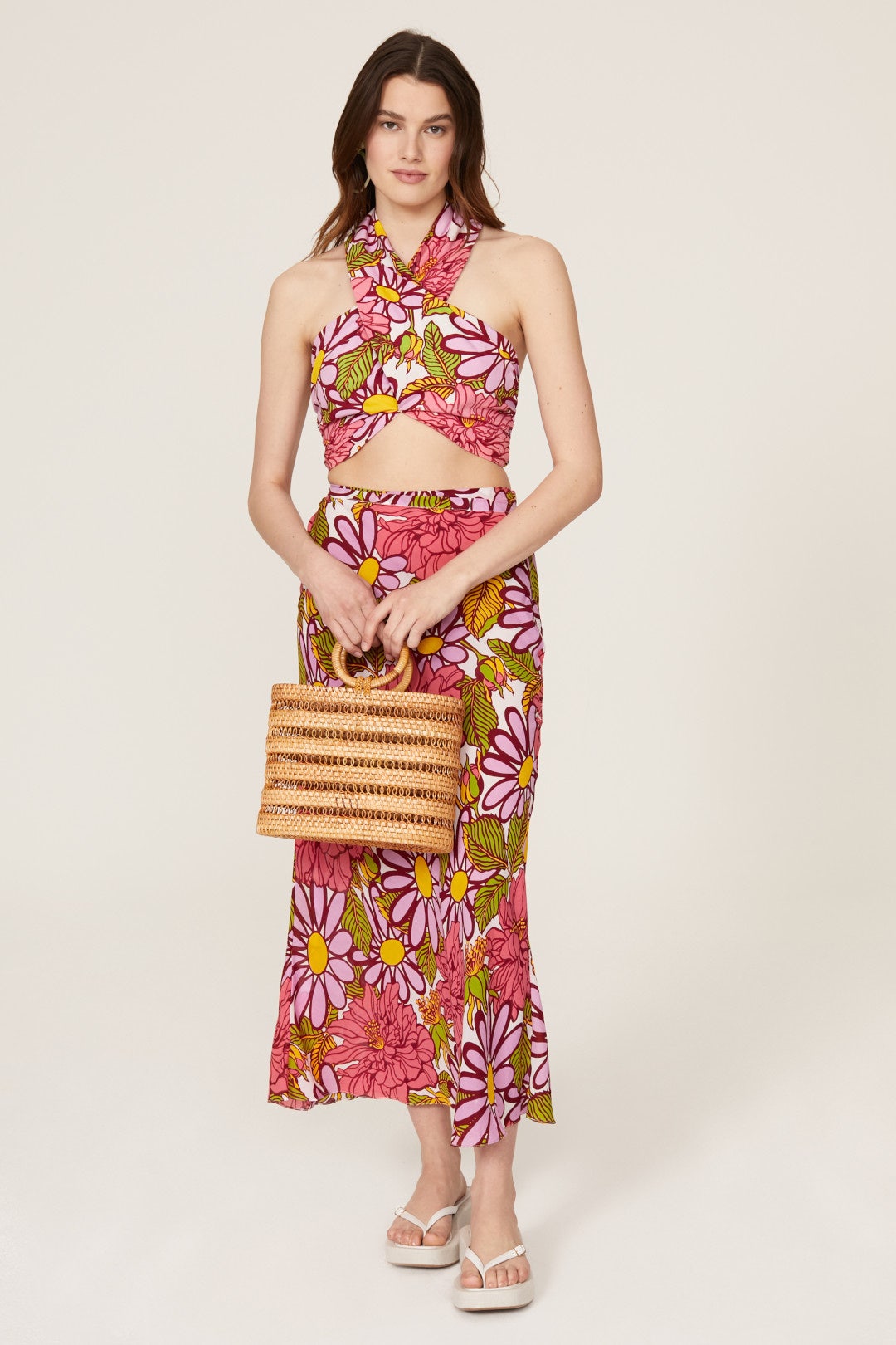 Crossover Halter Top By Swf Rent The Runway