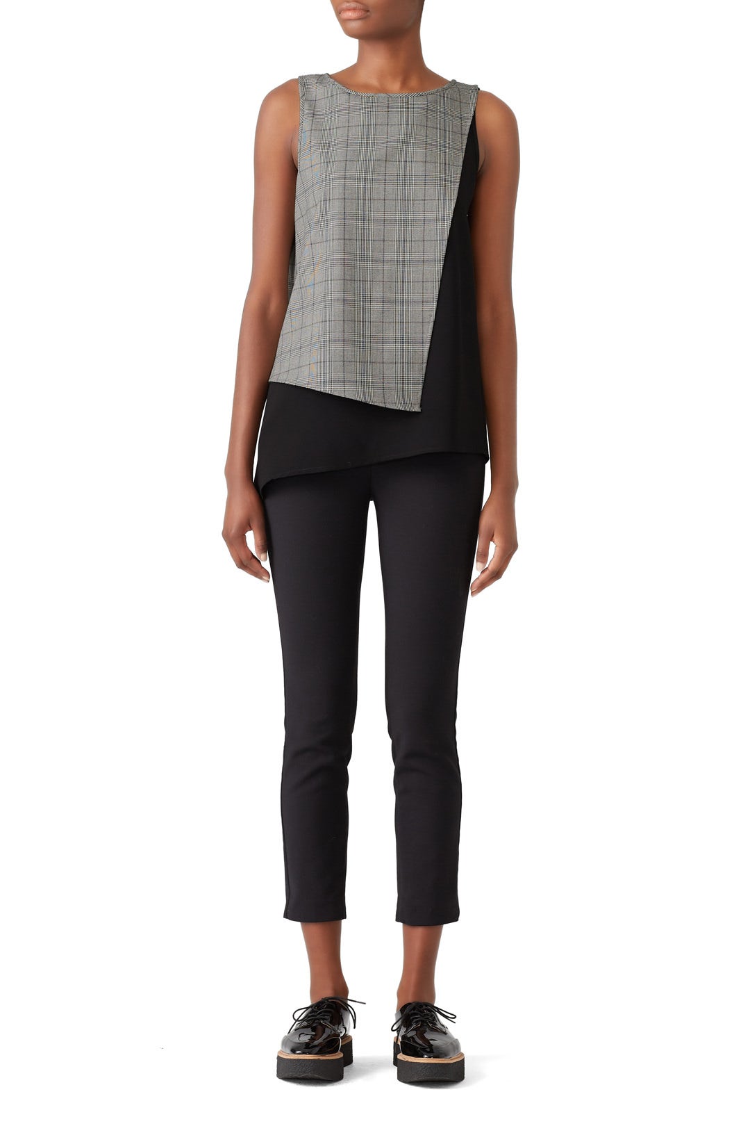 Asymmetric Overlay Top by Fifteen Twenty | Rent the Runway