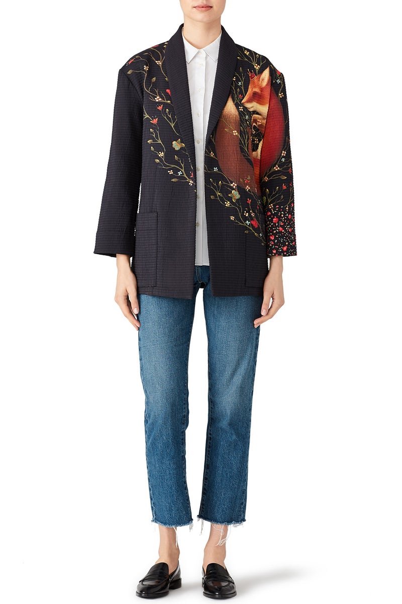 Hypnotic Poppy Jacket by Vilshenko | Rent the Runway