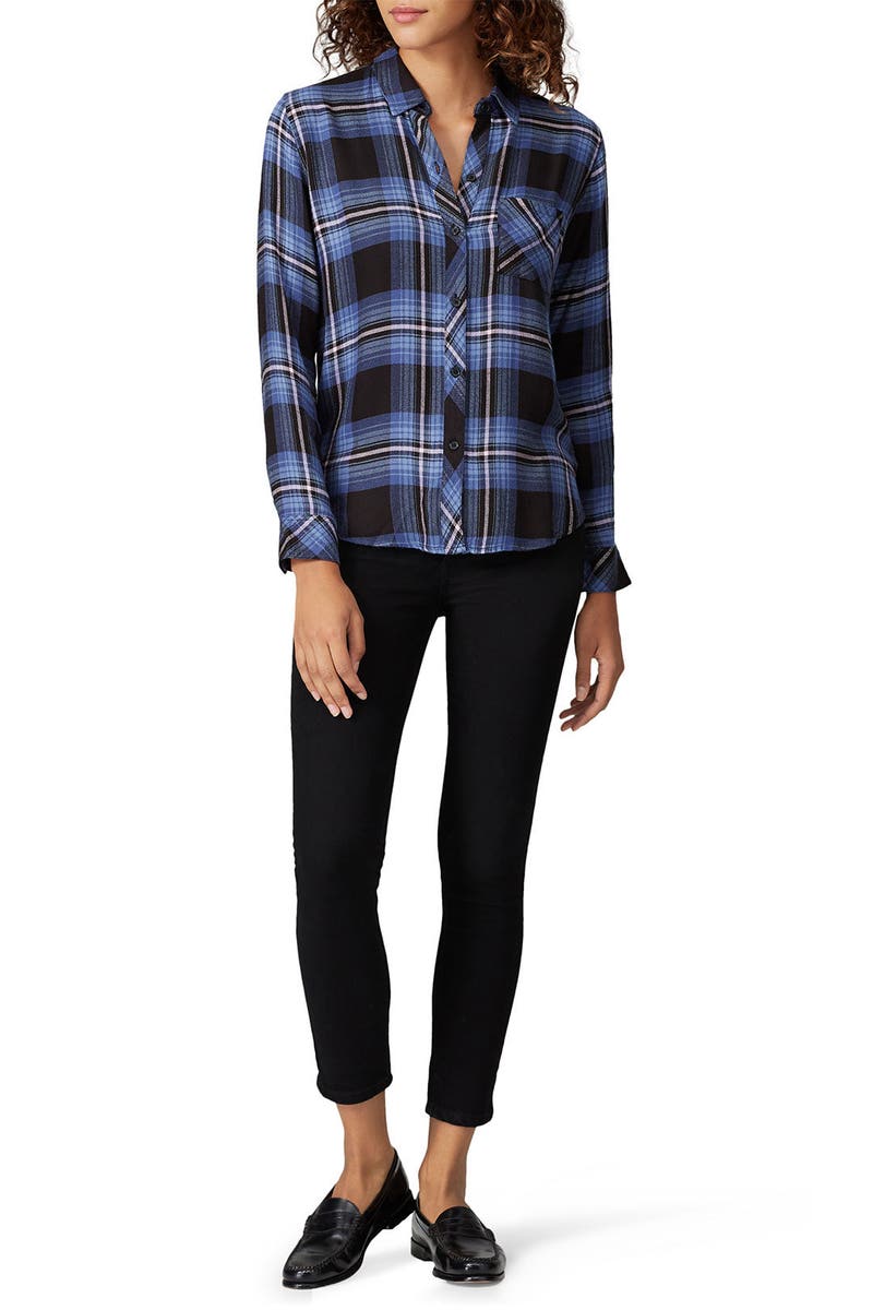 Hunter Plaid Button Up by Rails | Rent the Runway