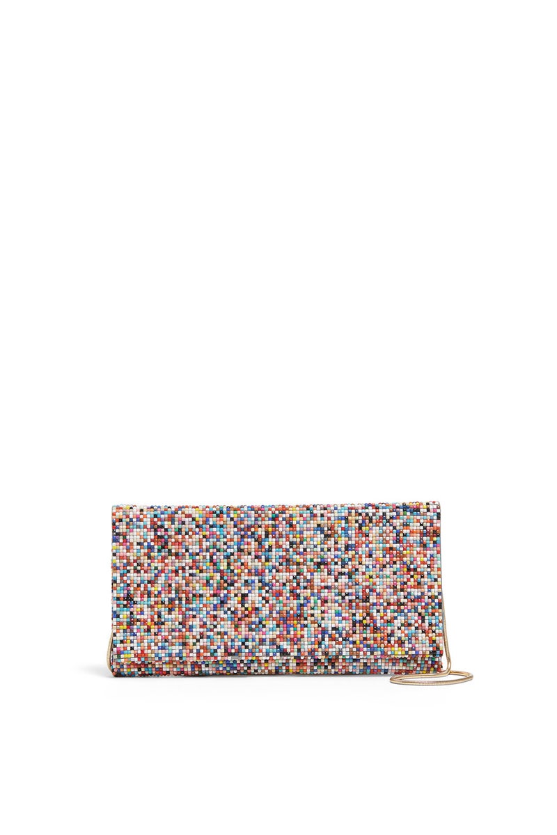 Multi Beaded Candy Clutch by Sondra Roberts | Rent the Runway