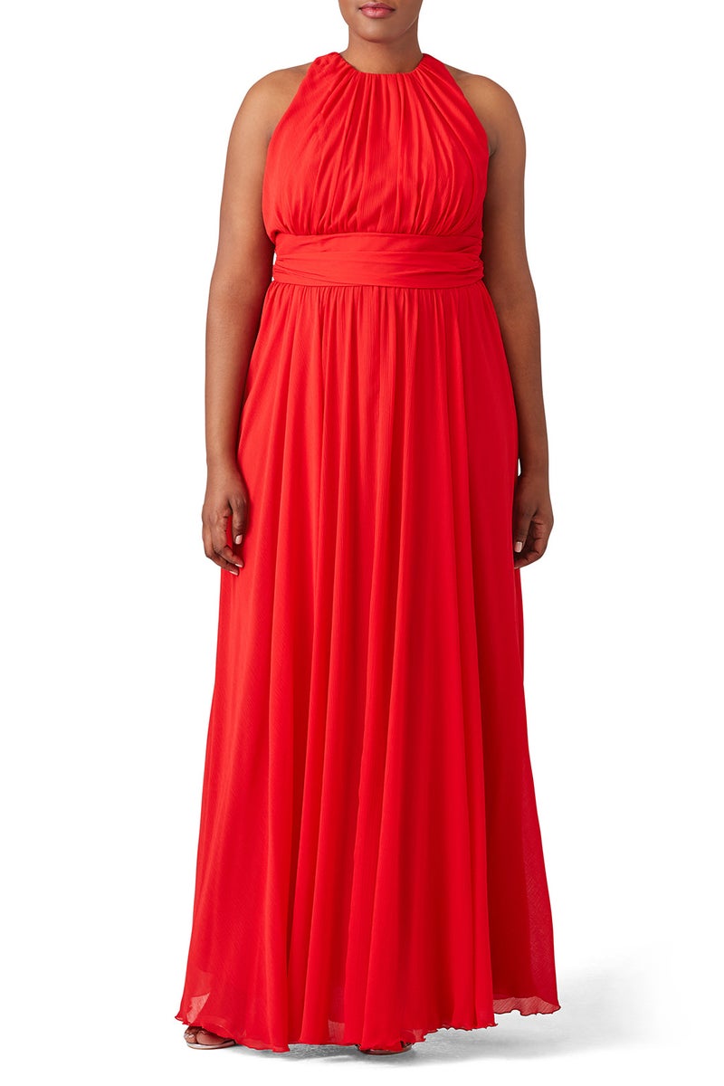 Ruby Red Gala Gown by Badgley Mischka | Rent the Runway