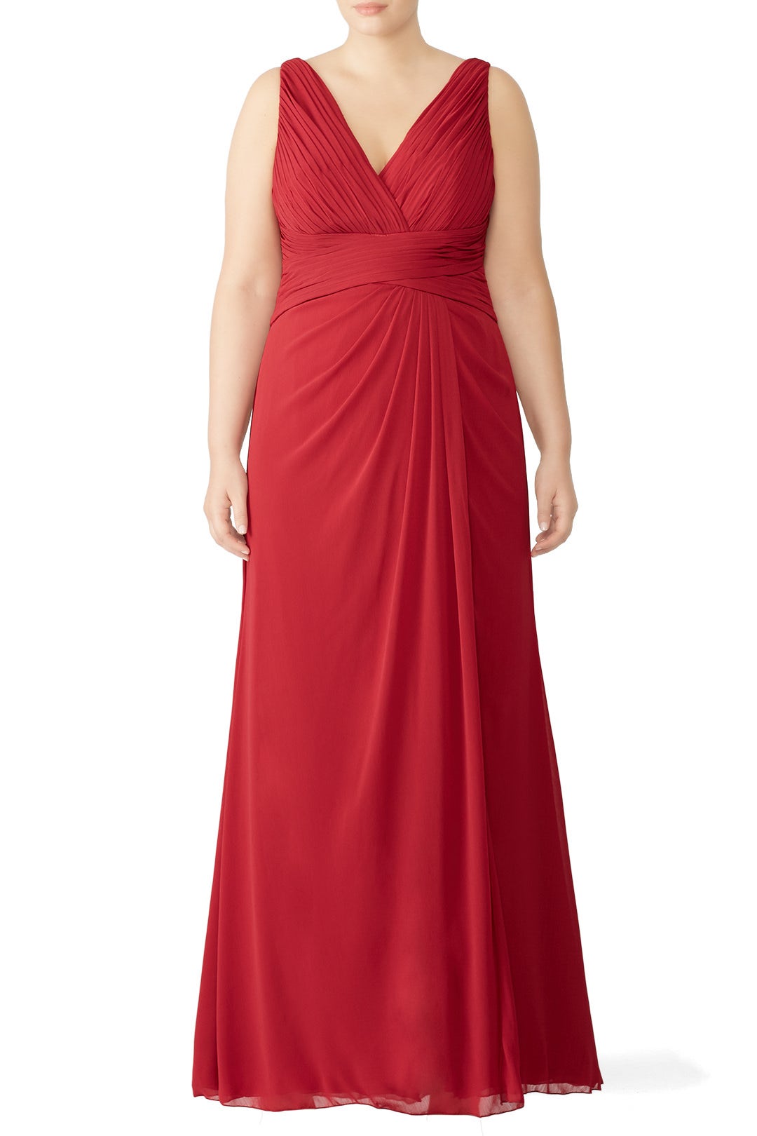 Red Maria Gown by WATTERS | Rent the Runway