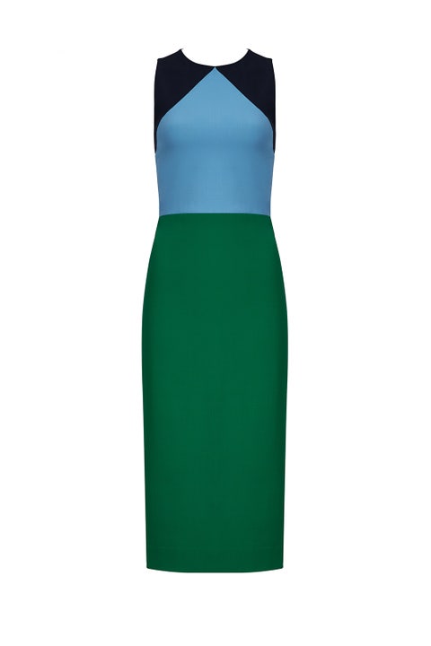 Multi Colorblock Dress by Diane von Furstenberg | Rent the Runway