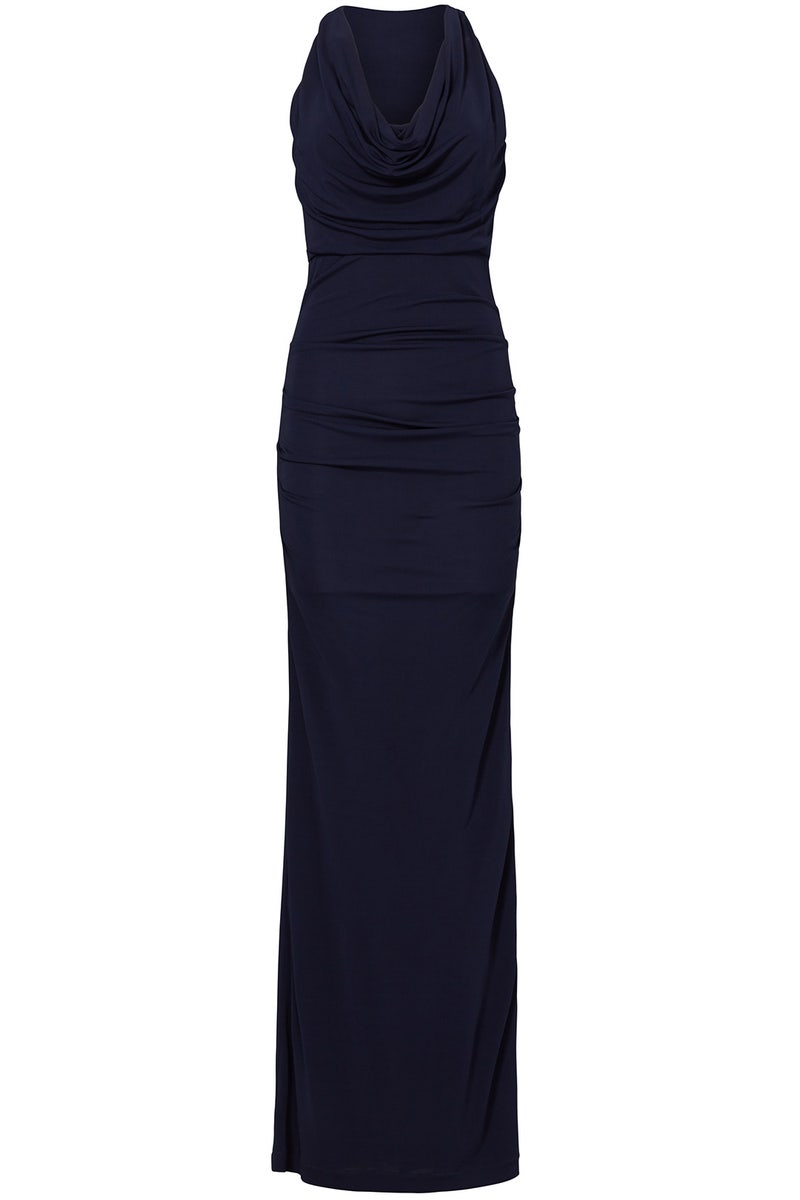 Navy Column Gown by Cut 25 | Rent the Runway