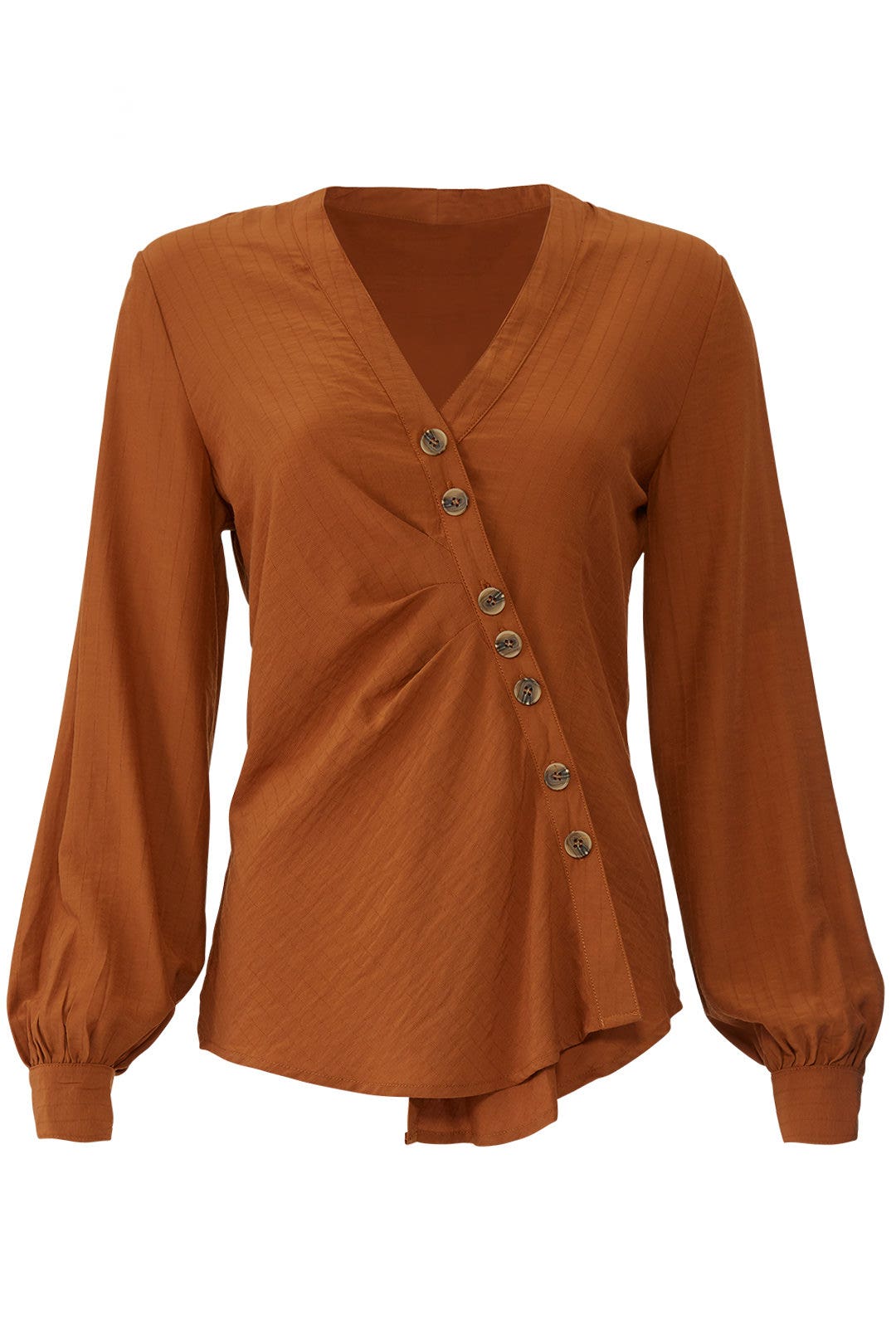 Caramel Cross Over Blouse by ASTR the Label | Rent the Runway