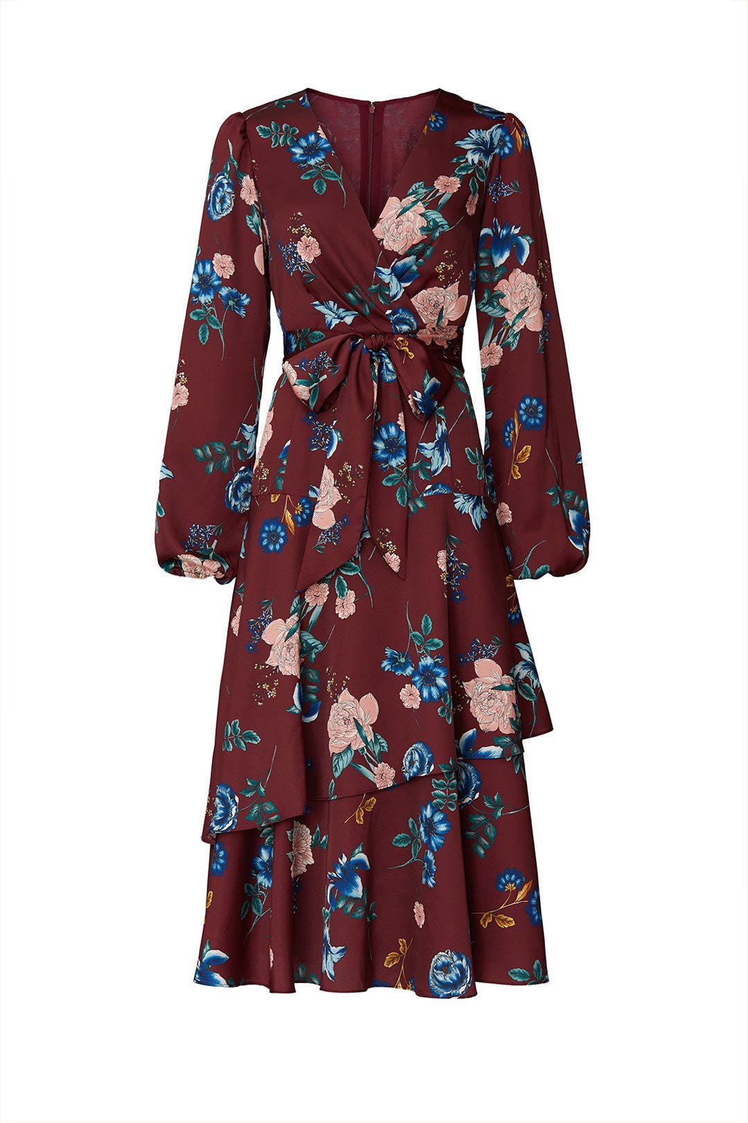 Floral Tiered Wrap Dress by Great Jones for $32 | Rent the Runway