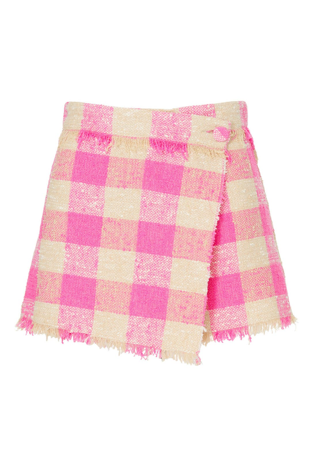 Pink Plaid Shorts by MSGM for $70 | Rent the Runway
