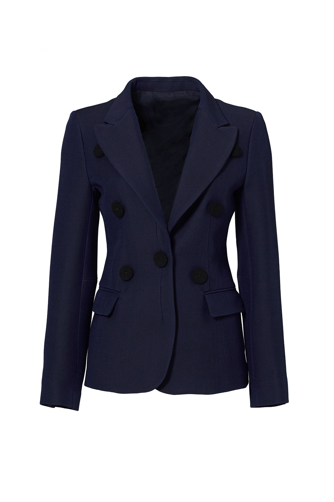Navy Front Button Jacket by DEREK LAM | Rent the Runway