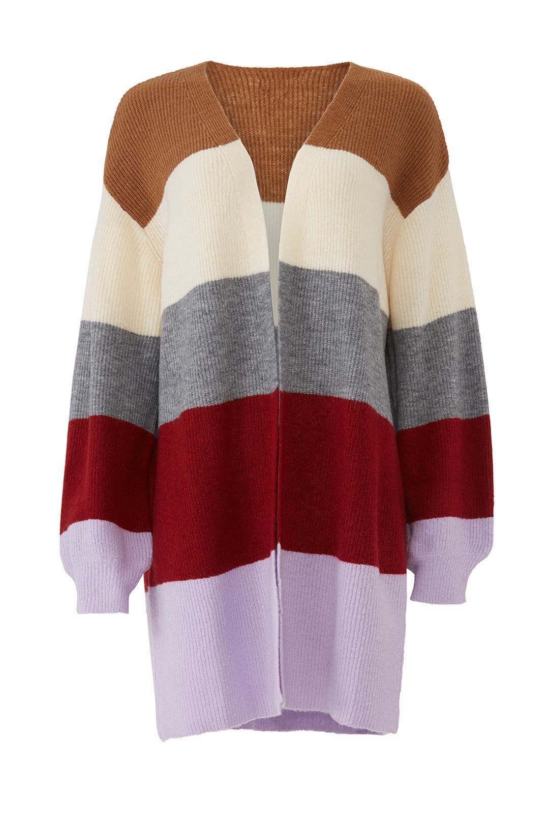 Multi Striped Cardigan by Moon River for $30 | Rent the Runway