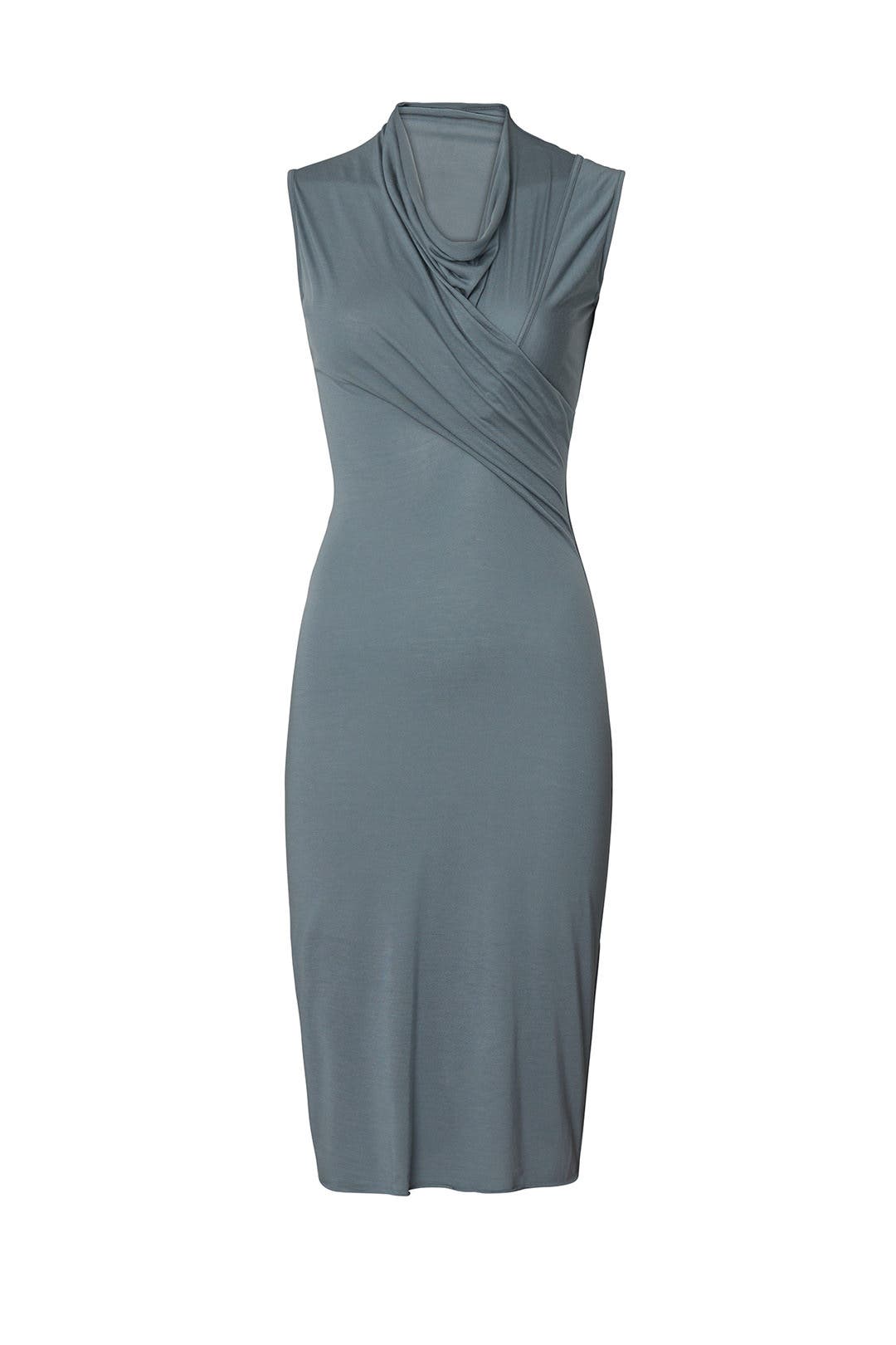 Steel Cowl Neck Sheath by RICKOWENSLILIES for $47 | Rent the Runway