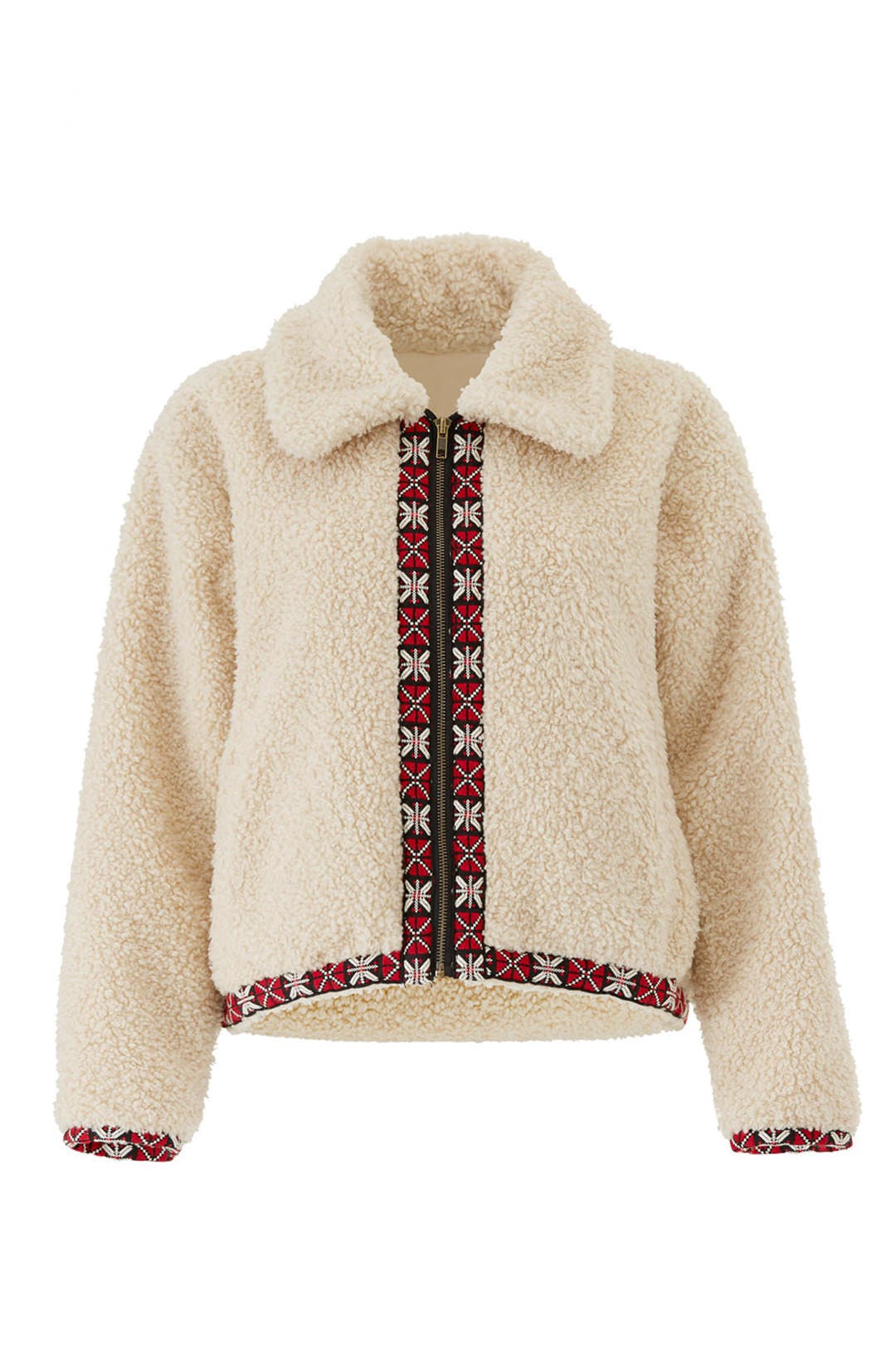 The Faux Sherpa Shepherd Coat by The Great. for $75 | Rent the Runway