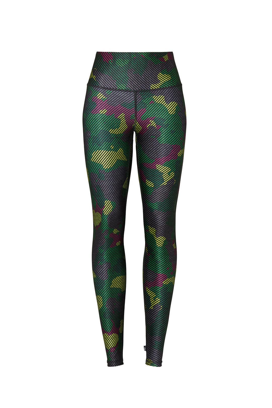 Striped Camo Super High Rise Band Leggings by Terez for $38 | Rent the ...