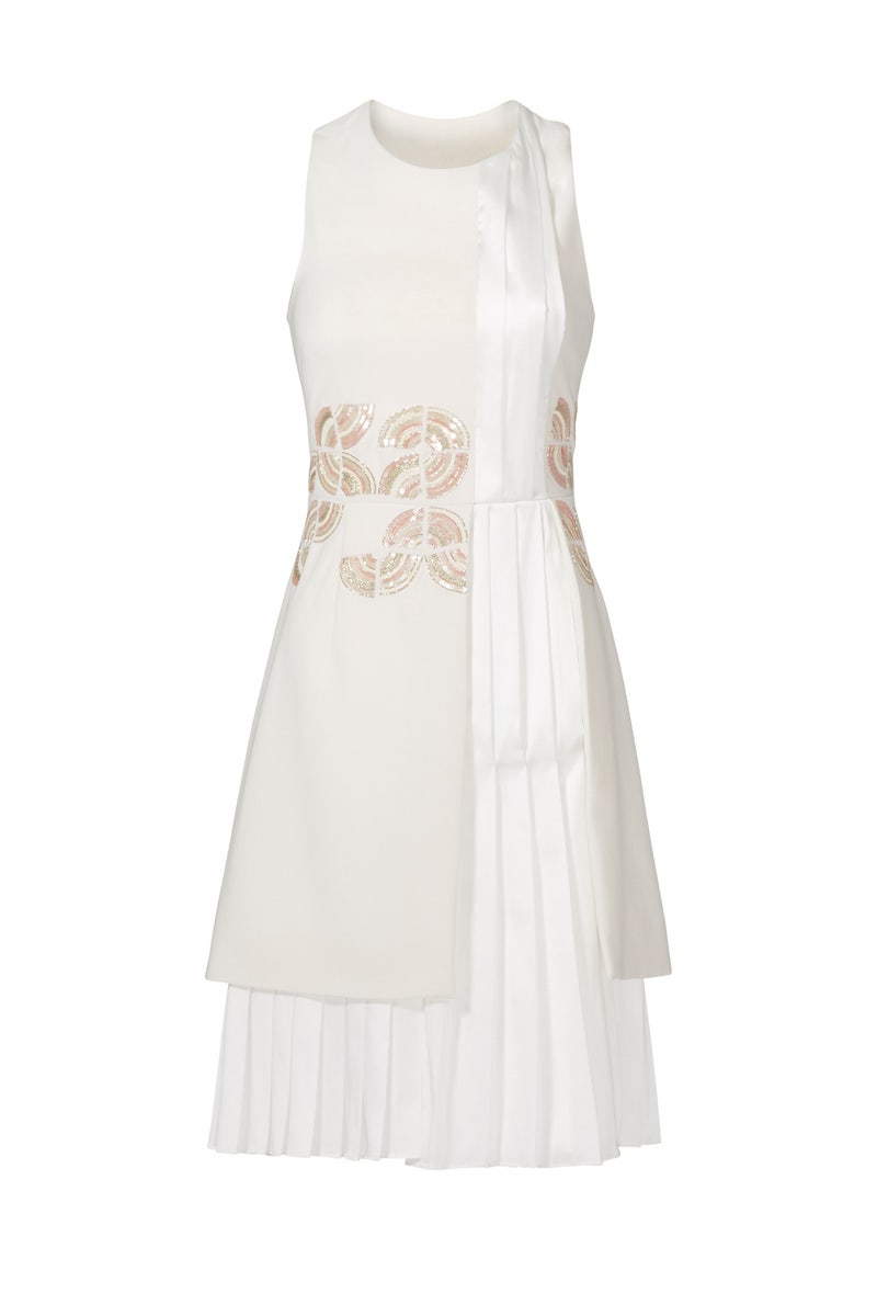 Ivory Roundabout Dress by Bibhu Mohapatra | Rent the Runway