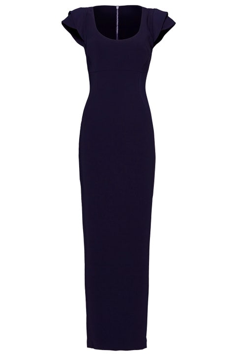 Navy Side Zip Gown by Antonio Berardi | Rent the Runway