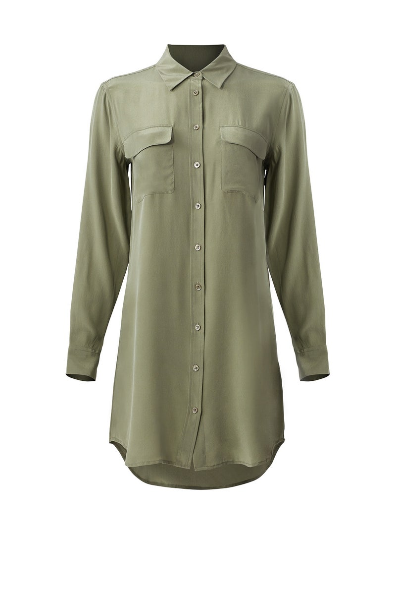 Army Slim Signature Dress by Equipment | Rent the Runway