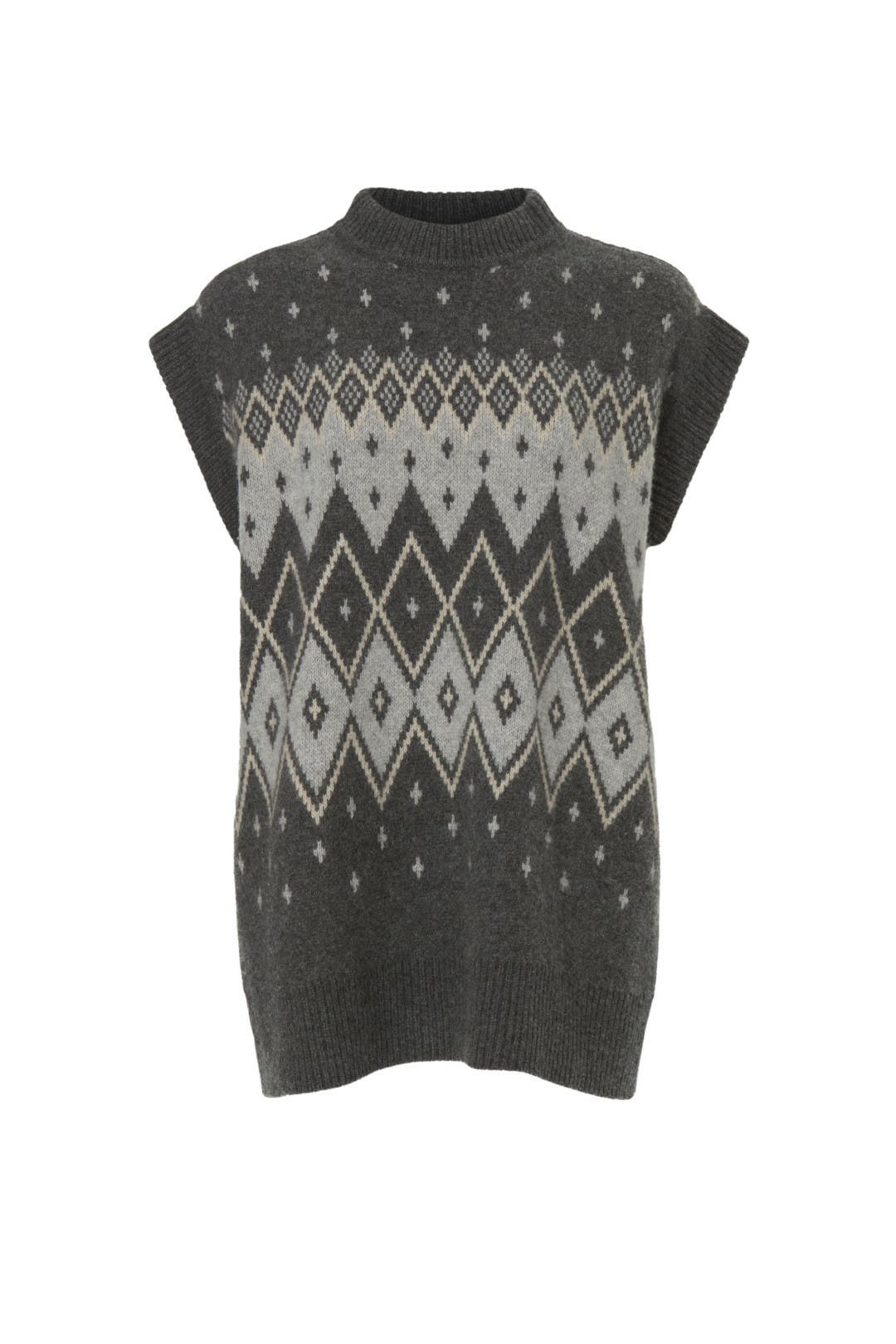 Fair Isle Sweater Vest by Co for $145 | Rent the Runway