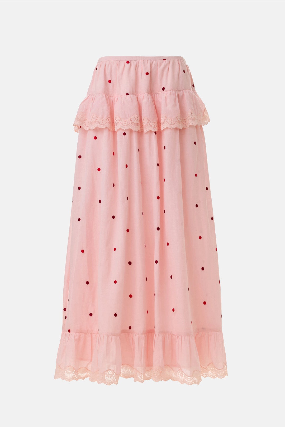 Pola Embroidered Ruffle Skirt by RAHI | Rent the Runway