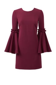 Cady Bell Sleeve Dress by Milly | Rent the Runway