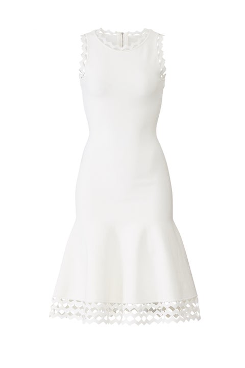 White Diamond Cut Dress by Milly | Rent the Runway