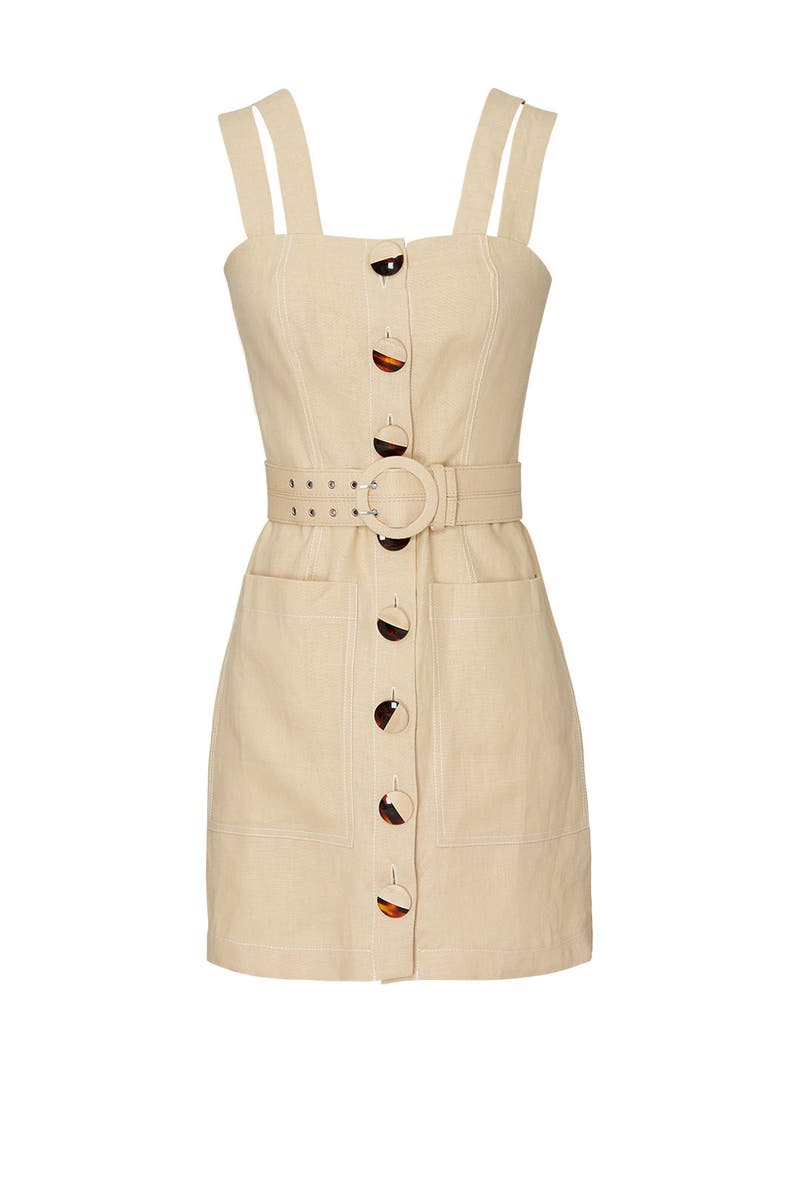 Button Front Double Strap Dress by Nicholas | Rent the Runway