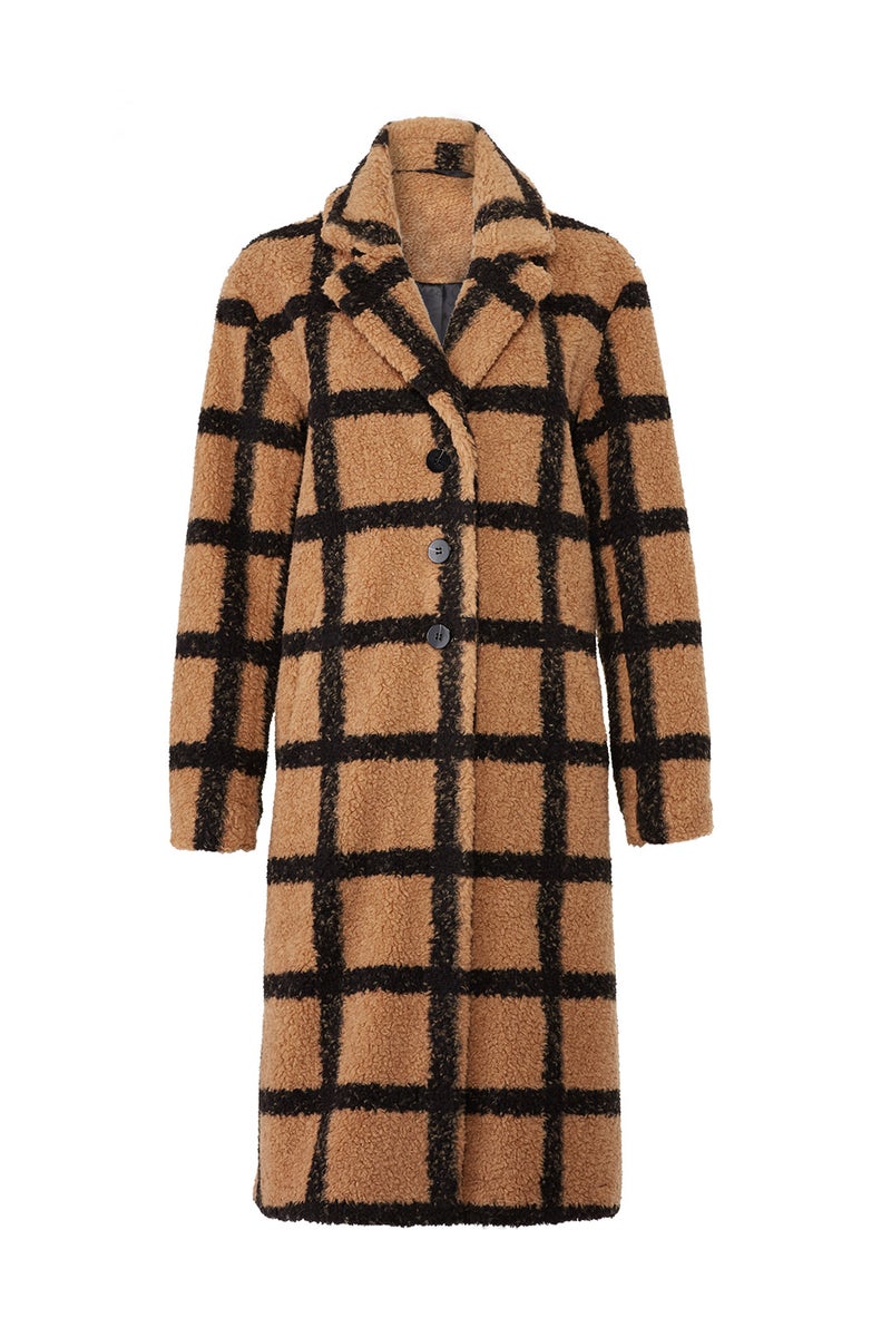 Berber Plaid Coat by NVLT | Rent the Runway