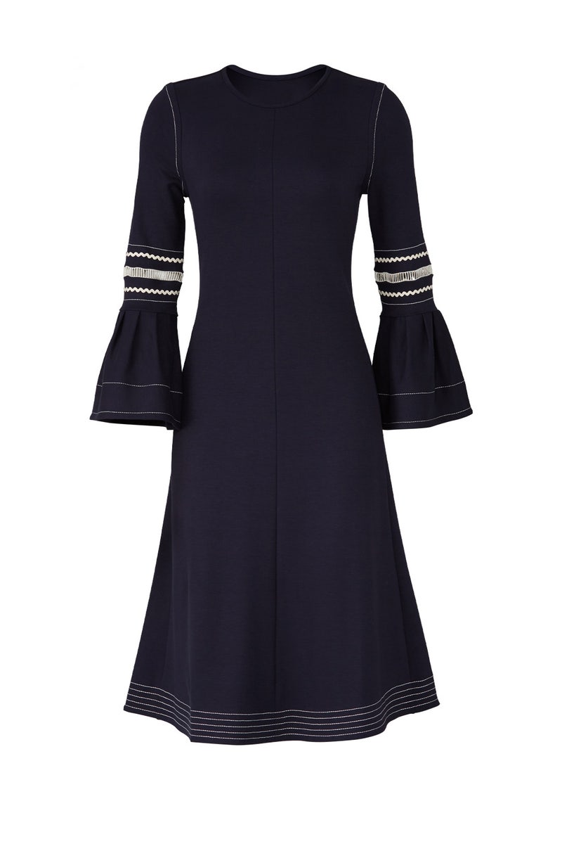 Abyss Blue Jersey Dress by See by Chloé | Rent the Runway