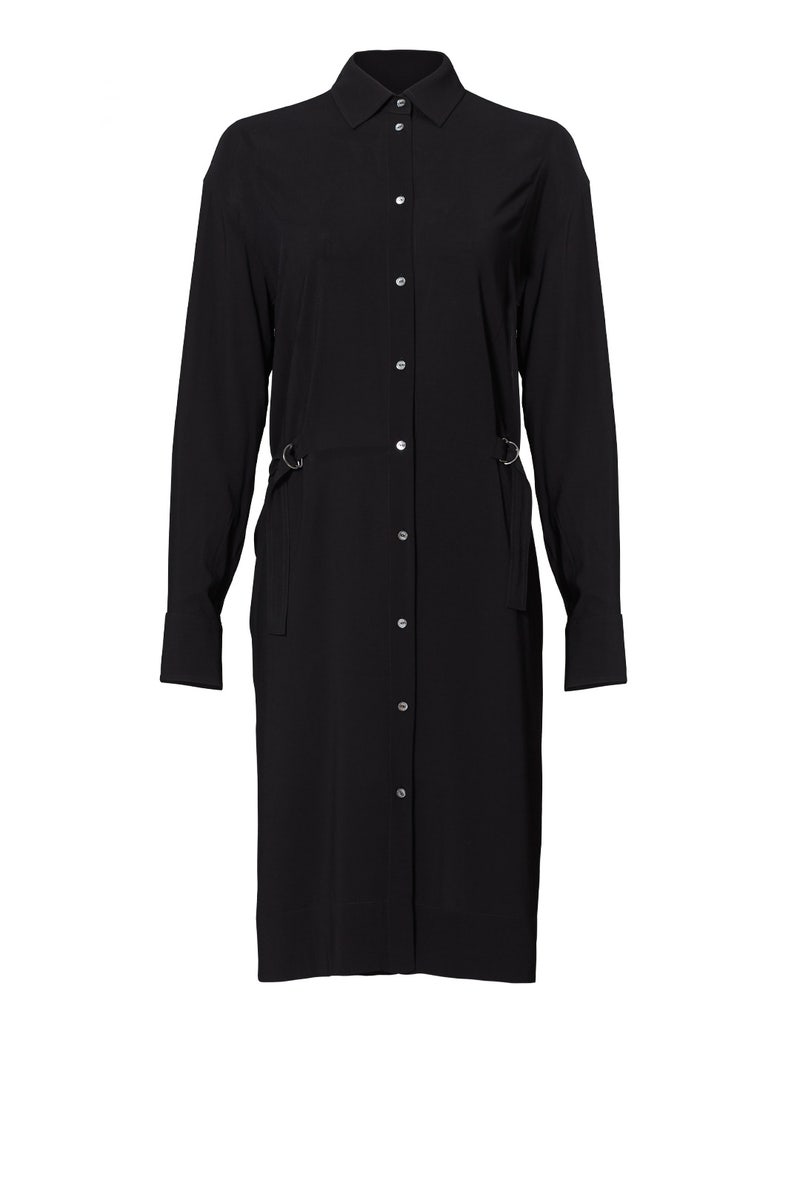 Black D-Ring Dress by VINCE. | Rent the Runway