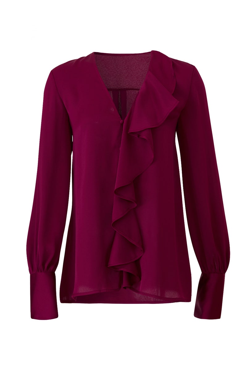 Berry Nico Blouse by The Jetset Diaries | Rent the Runway