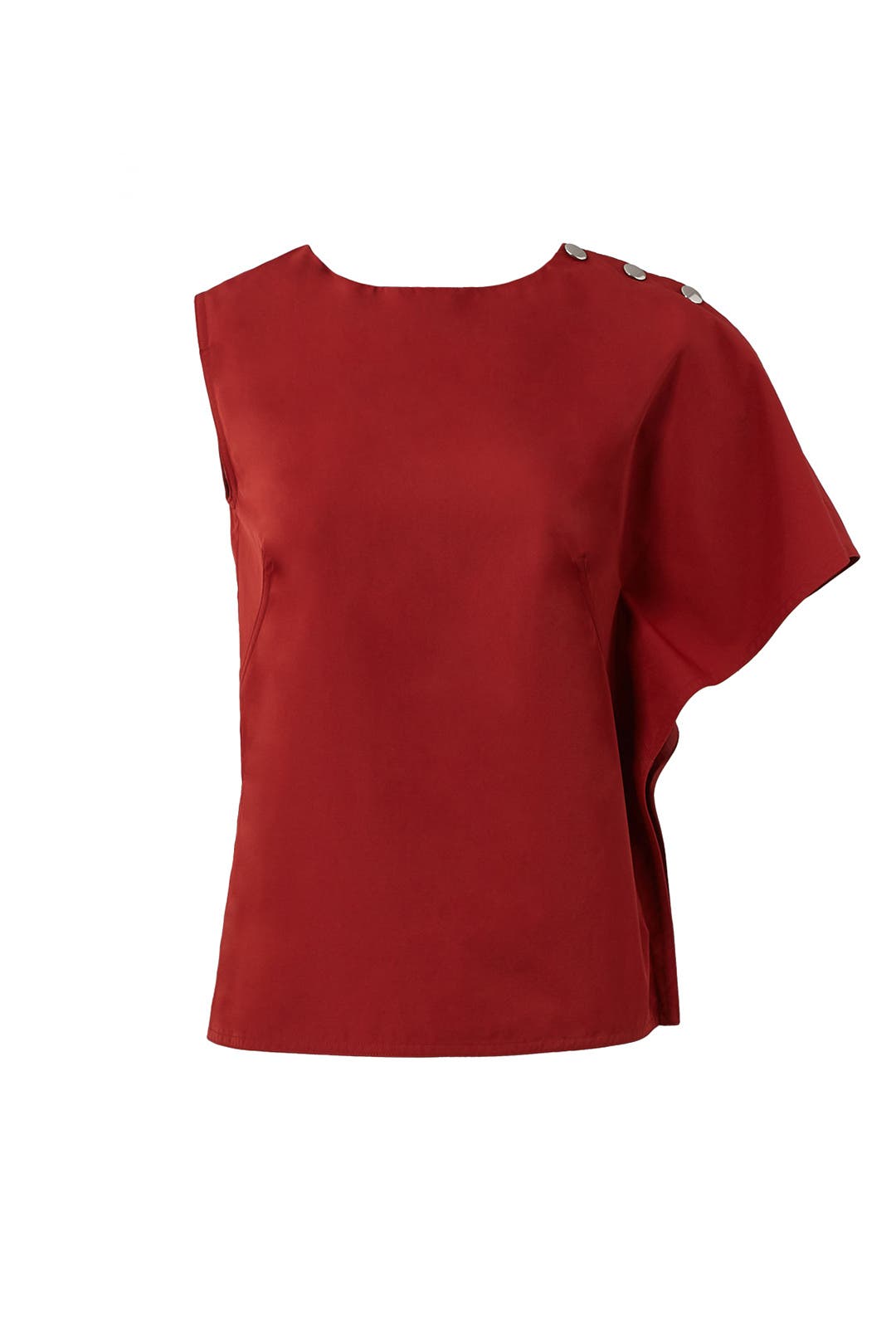 Red Asymmetrical Top by Marni for $130 | Rent the Runway