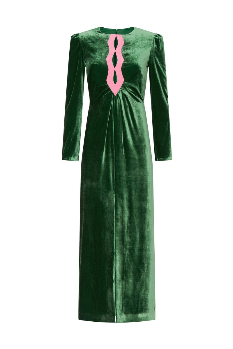 Green Jinx Dress by SALONI | Rent the Runway