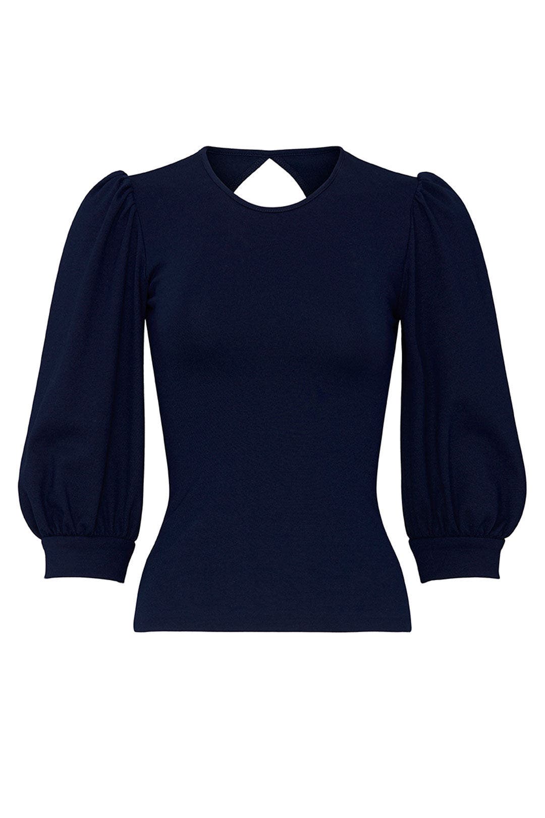 Navy Jilly Top by Amanda Uprichard | Rent the Runway