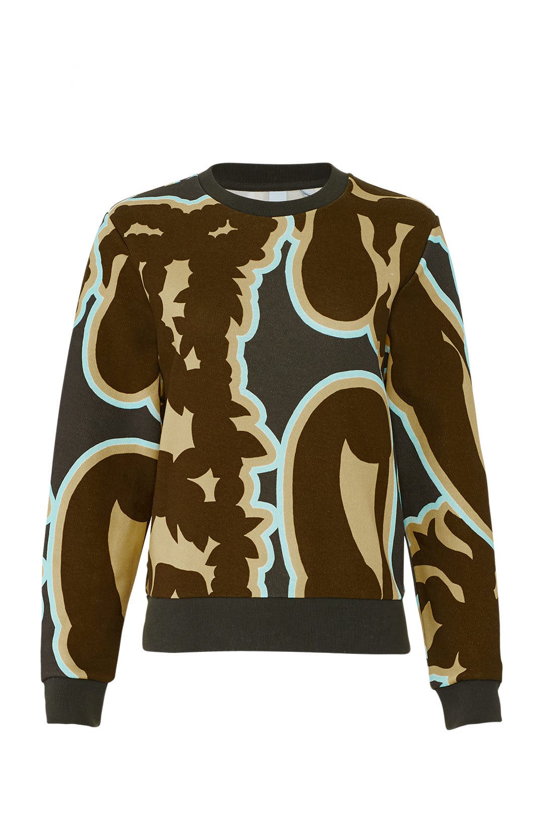 Multi Abstract Sweatshirt by Carven for $35 | Rent the Runway