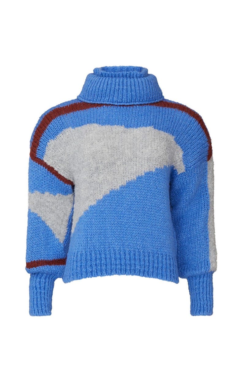 Multi Abstract Turtleneck by sita murt | Rent the Runway