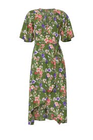 Printed Orna Wrap Dress by B Collection by Bobeau for $30 | Rent the Runway