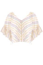 Striped Savannah Top by Saylor for $33 | Rent the Runway