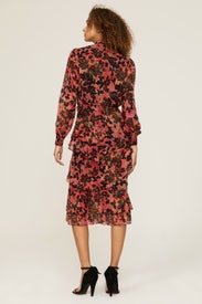 Laurel Isa Ruffle Dress by SALONI | Rent the Runway