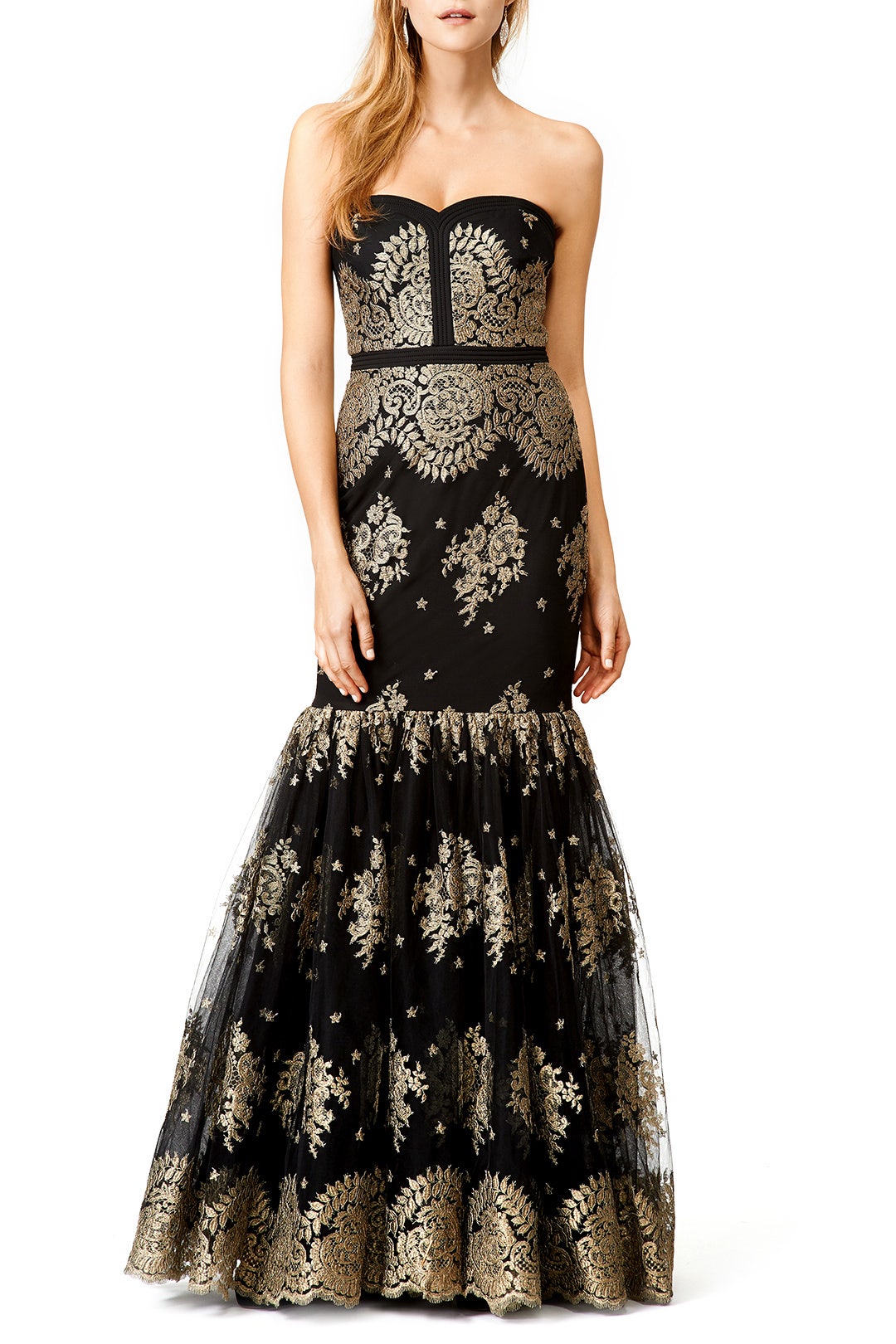 Helena Gown By Badgley Mischka Rent The Runway