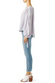 Grey Ida Top by ASTR for $39 | Rent the Runway