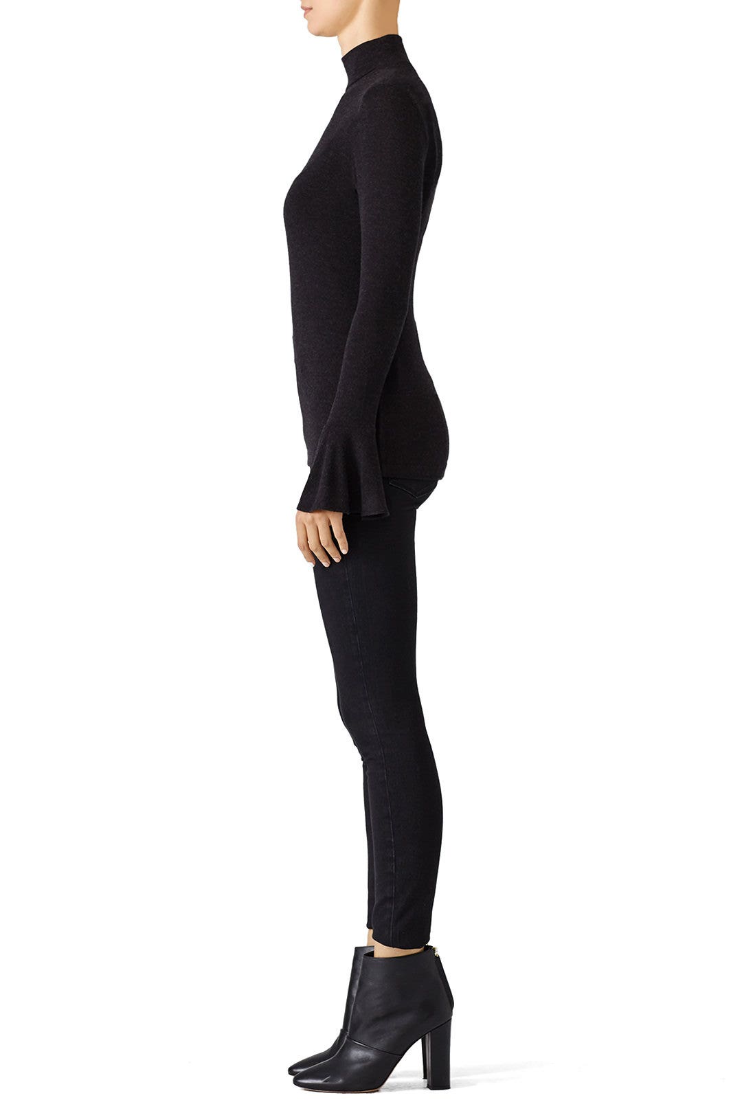 Black Heather Top by Badgley Mischka | Rent the Runway