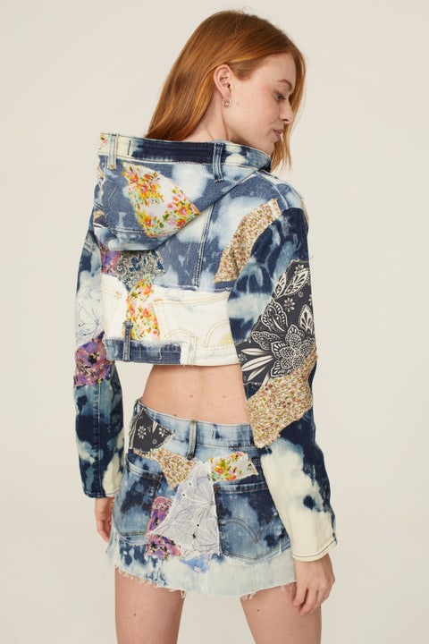 Upcycled Patchwork Jacket by Nigel Xavier | Rent the Runway