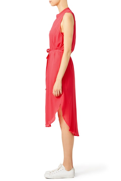 Red Sunsetter Shirt Dress by BB Dakota | Rent the Runway
