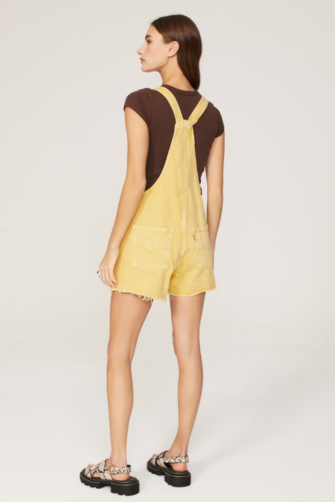 Yellow Vintage Shortalls by Levi's | Rent the Runway
