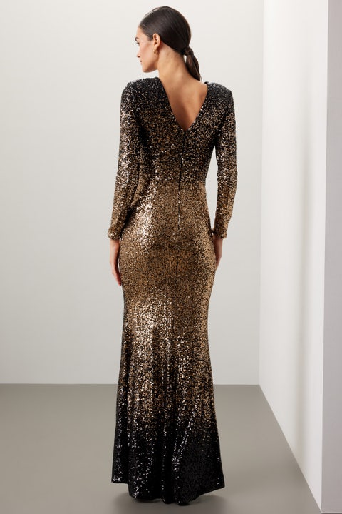 Kiera Sequin Column Gown by Dress The Population | Rent the Runway