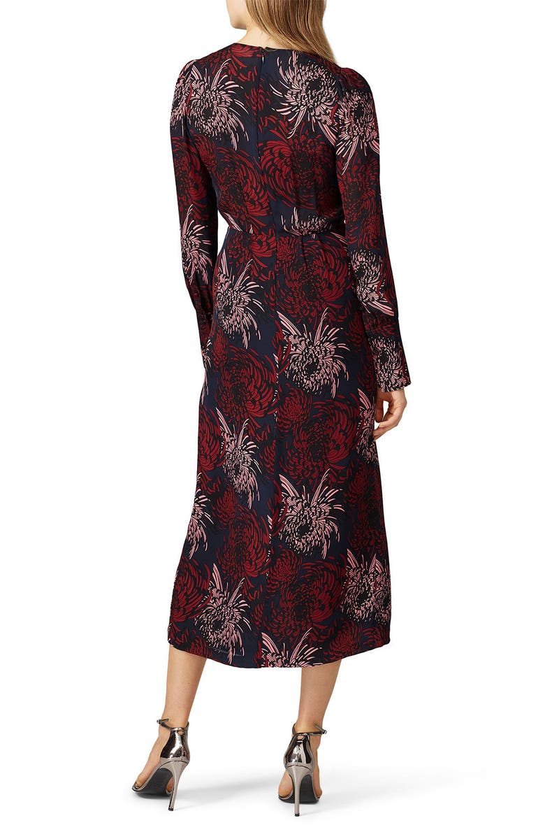 Printed Bailey V-Neck Dress by A.L.C. | Rent the Runway