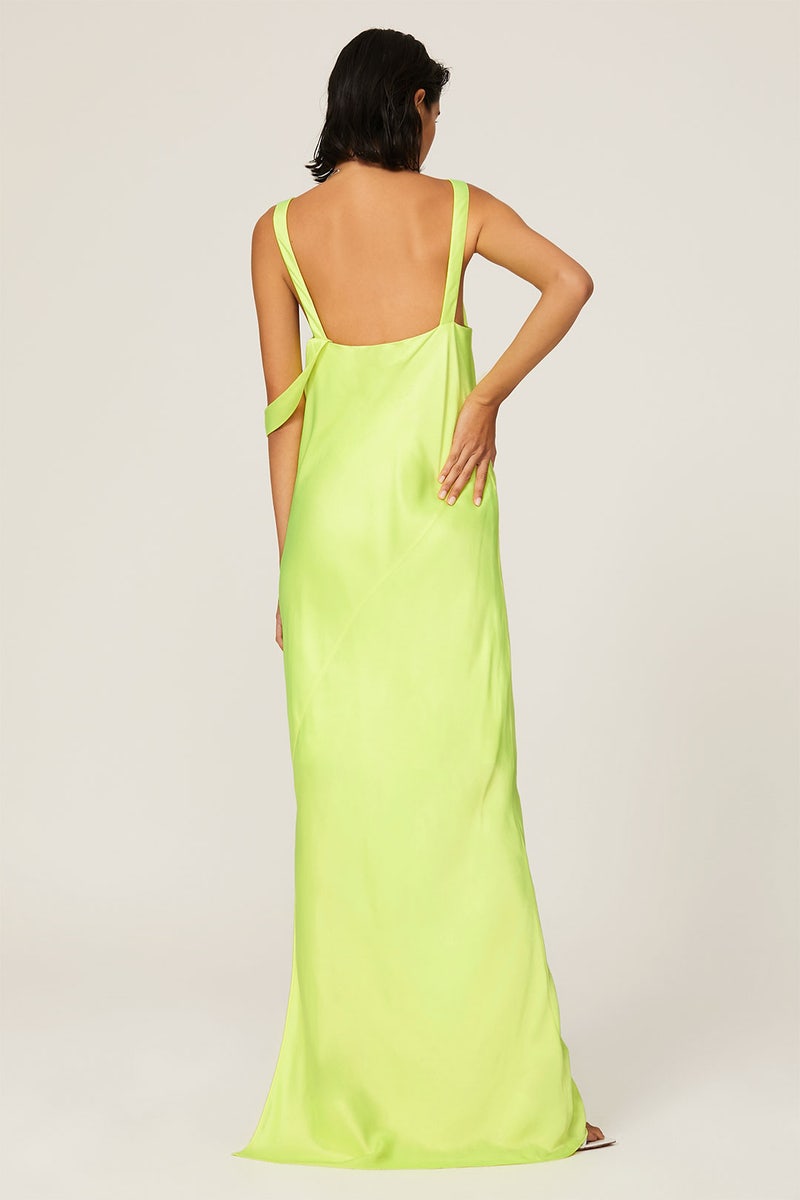 Ruffle Sash Gown by Helmut Lang | Rent the Runway