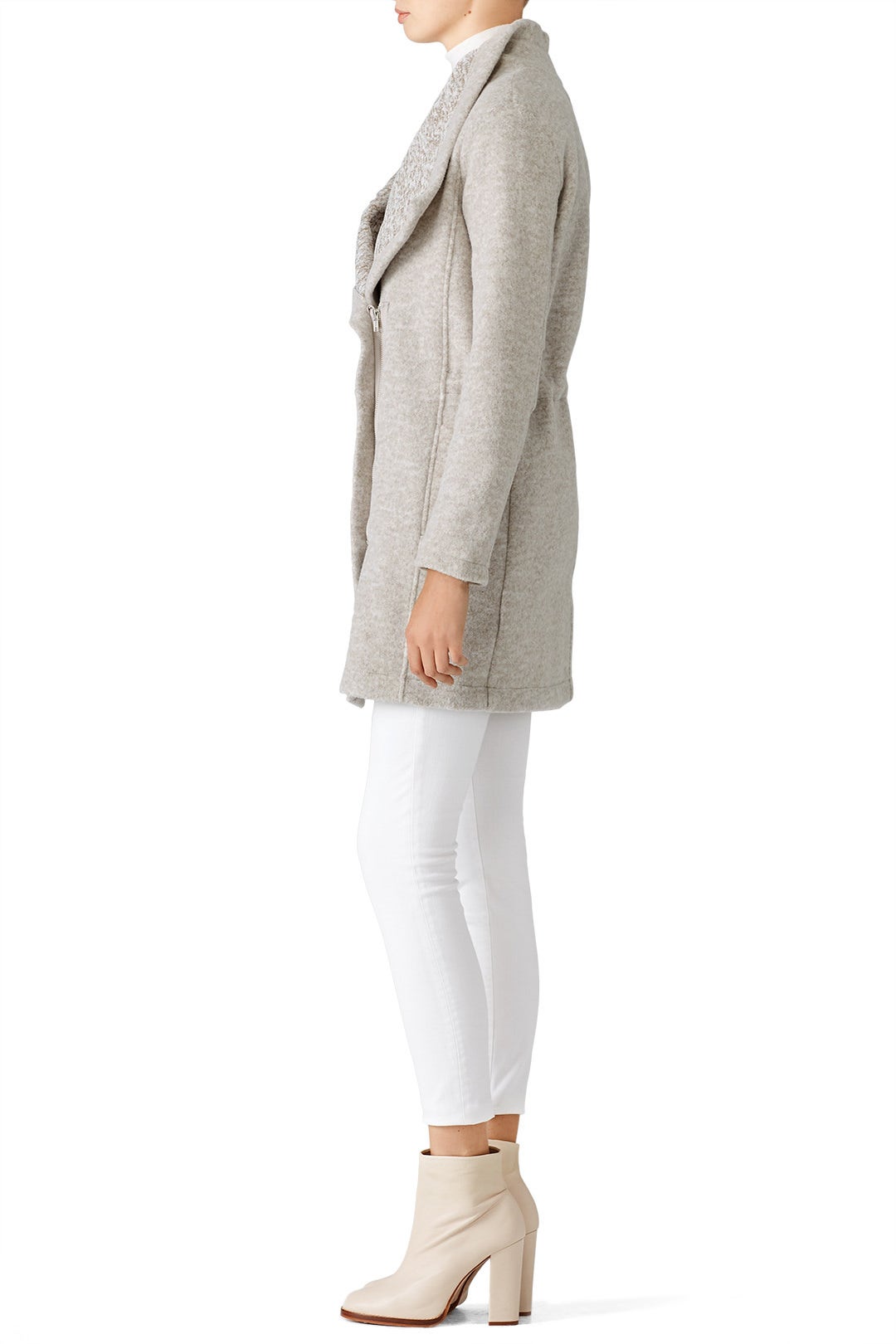 Draped Fleece Jacket by BB Dakota | Rent the Runway